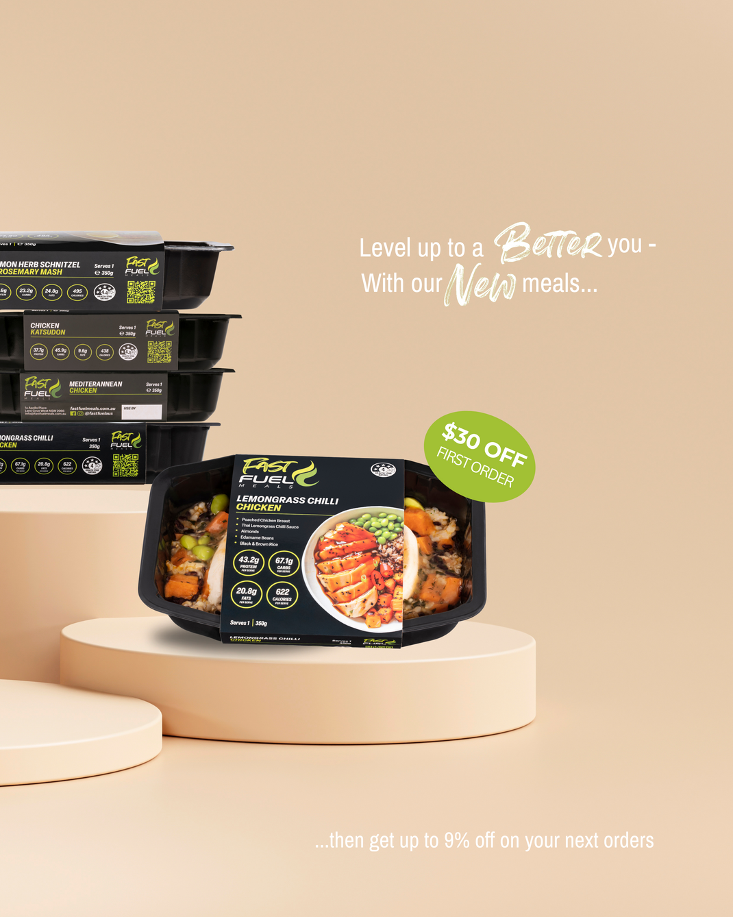 Premade Meal Delivery Service in Australia | Fast Fuel Meals